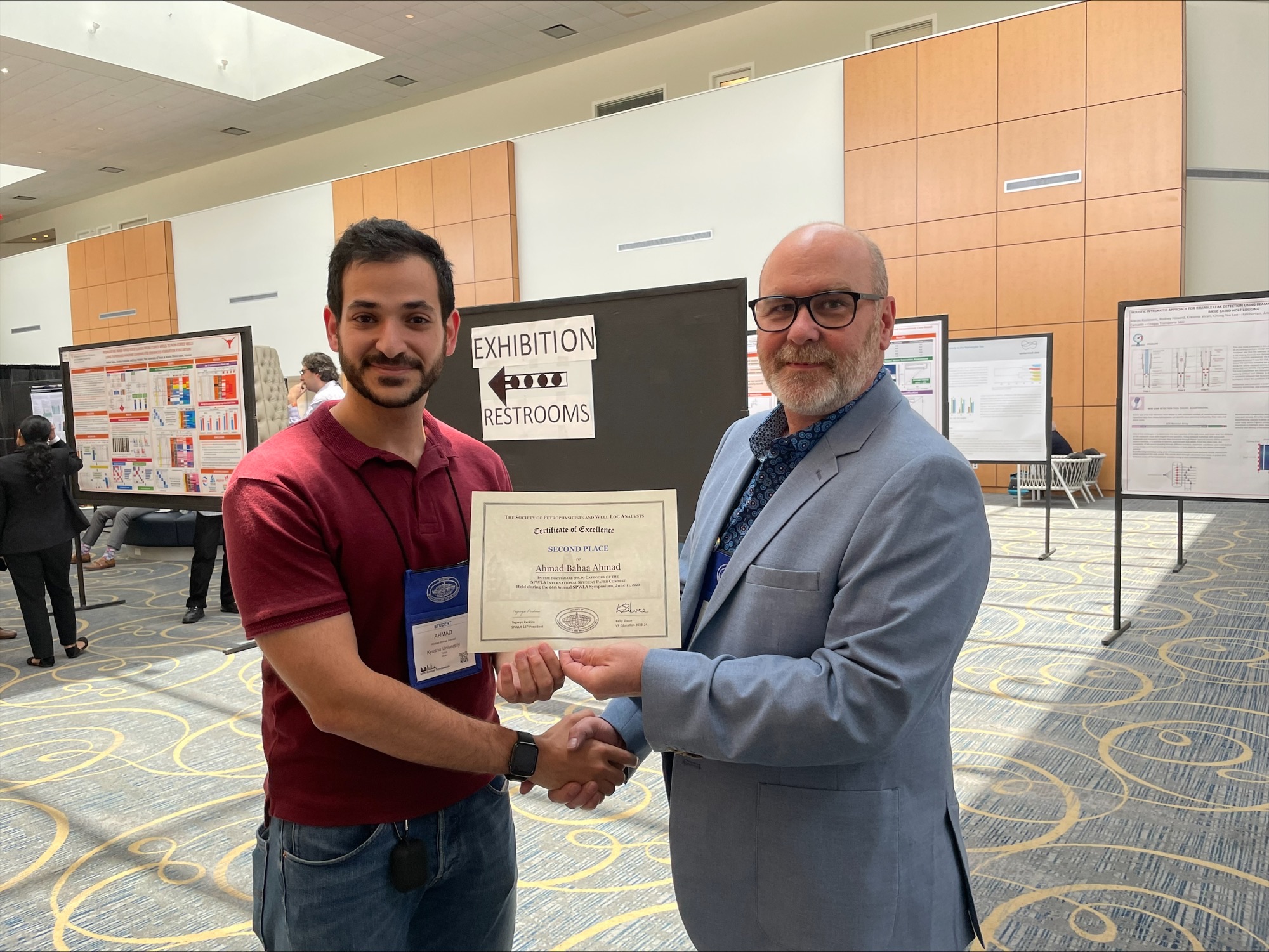 Bahaa君が、米国SPWLAという学会で、PhD学生部門2位を獲得しました！おめでとうございます。 Ahmad Bahaa has been ...